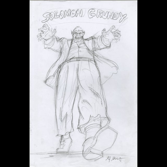 solomon grundy coloring pages