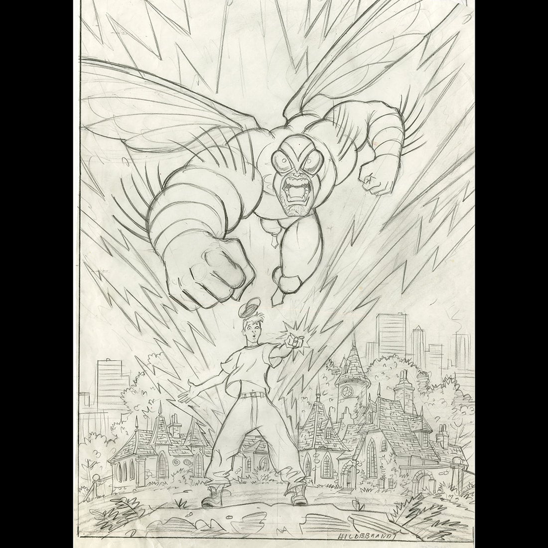The Fly Transformation Poster Concept, Pre-Production Sketch by Greg ...