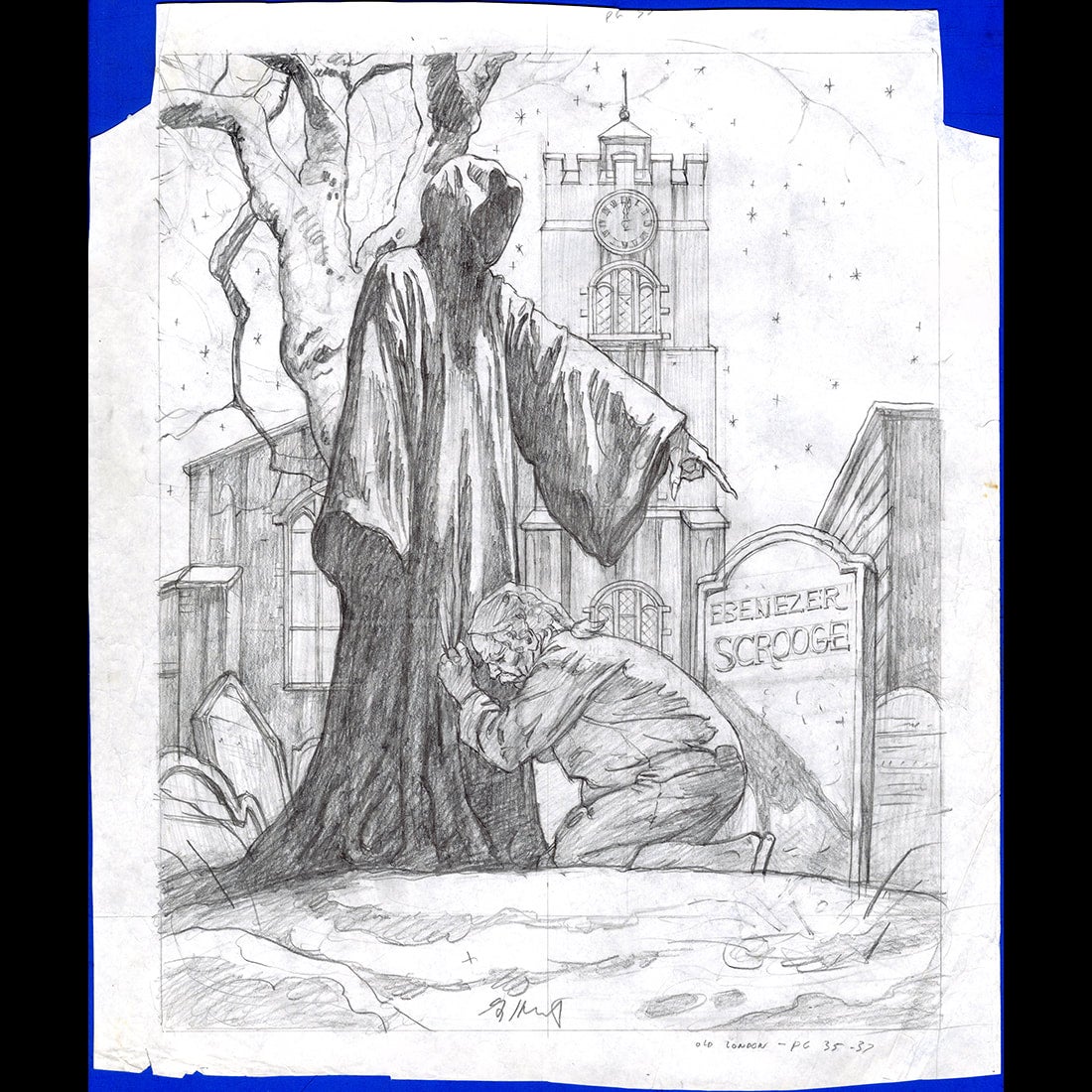A Christmas Carol: The Ghost of Christmas Future - Final Drawing - Greg ...