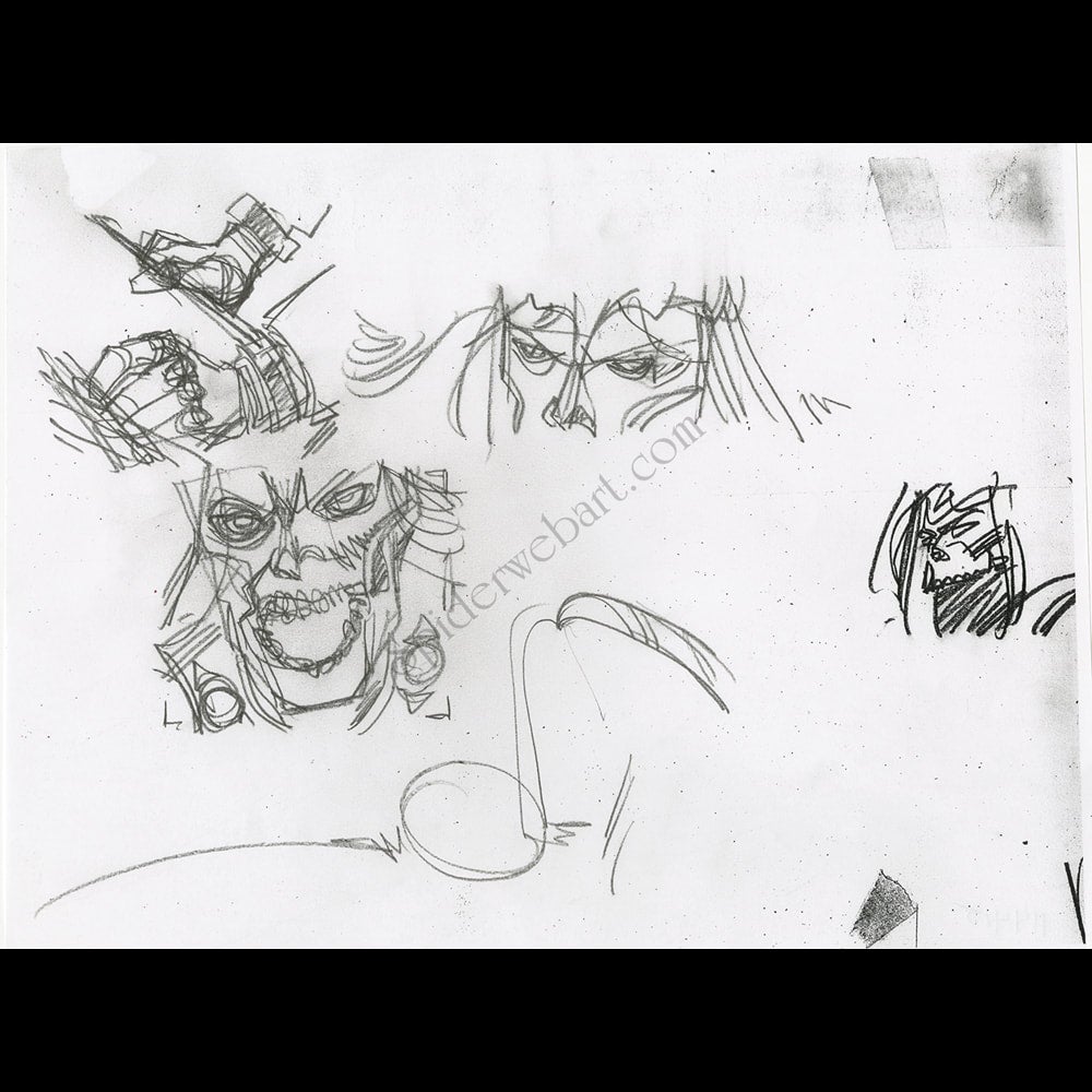 114415 - Walt Simonson - Ragnarok Sketch | The Spiderwebart Gallery