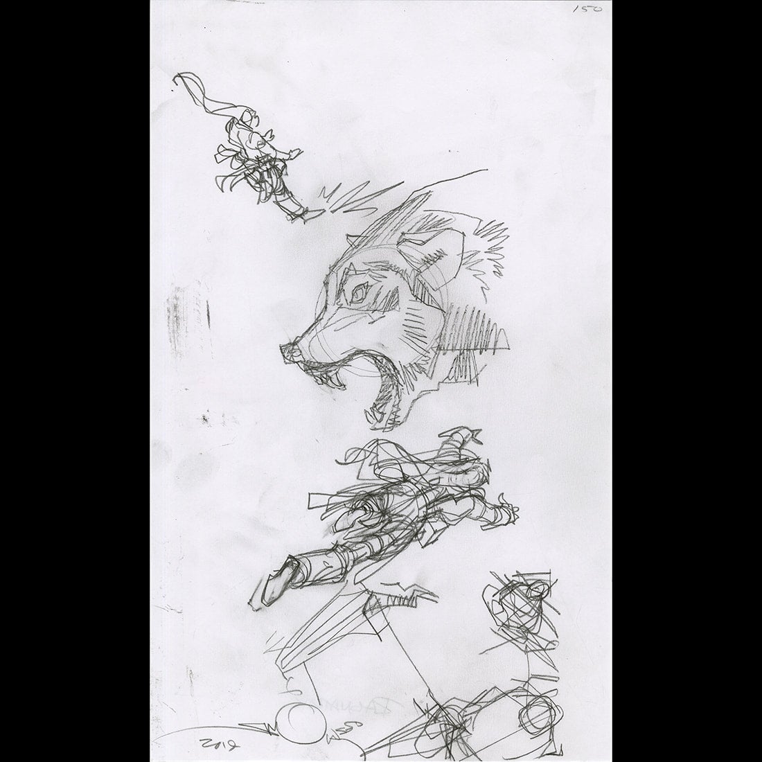 117391 - Walt Simonson - Ragnarok Character Sketch | The Spiderwebart ...