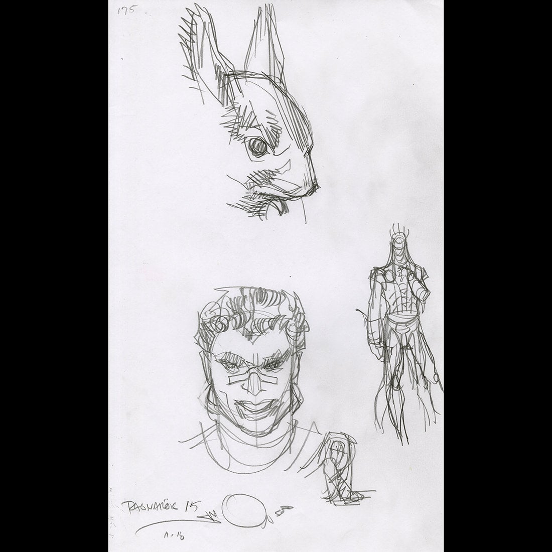 117444 - Walt Simonson - Ragnarok 15 - Character Sketches | The ...