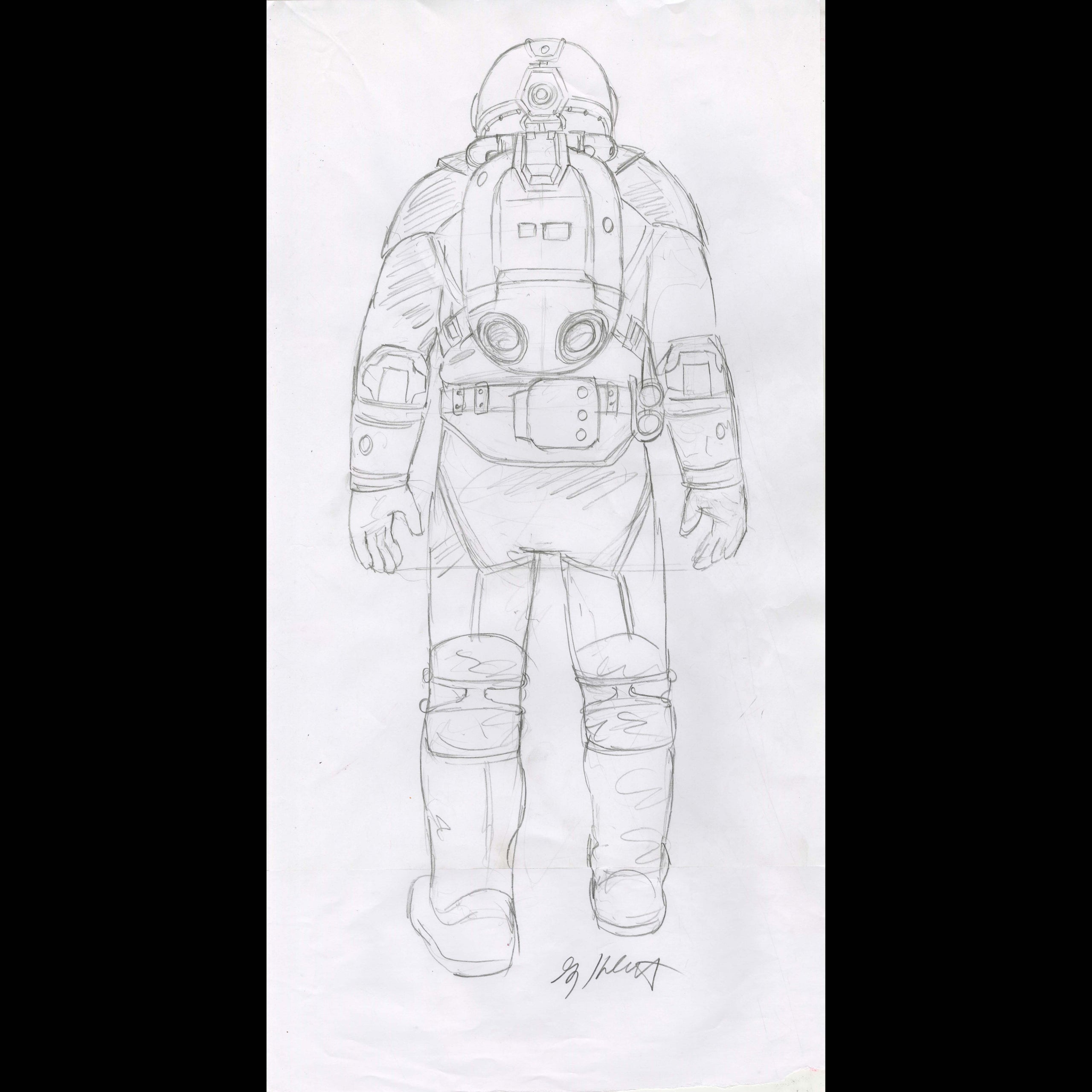 Starfield Character Sketch - Player - Greg Hildebrandt - 119285 | The ...