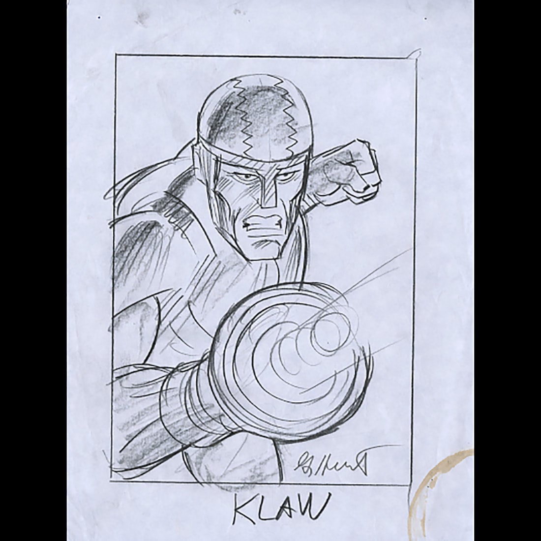 Klaw, '94 Marvel Masterpieces Preliminary Sketch - Greg Hildebrandt ...